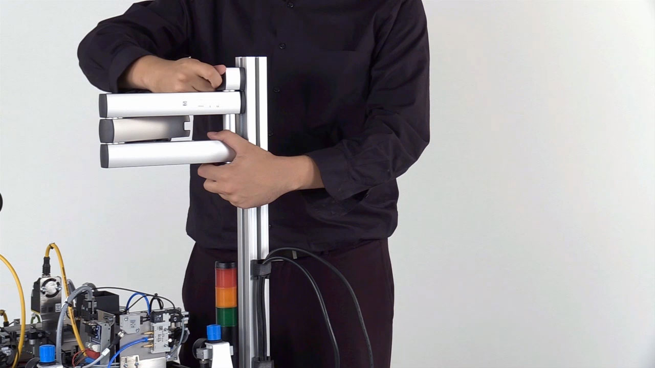 the monitor mounting extrusion using a flat tool carefully remove the ...