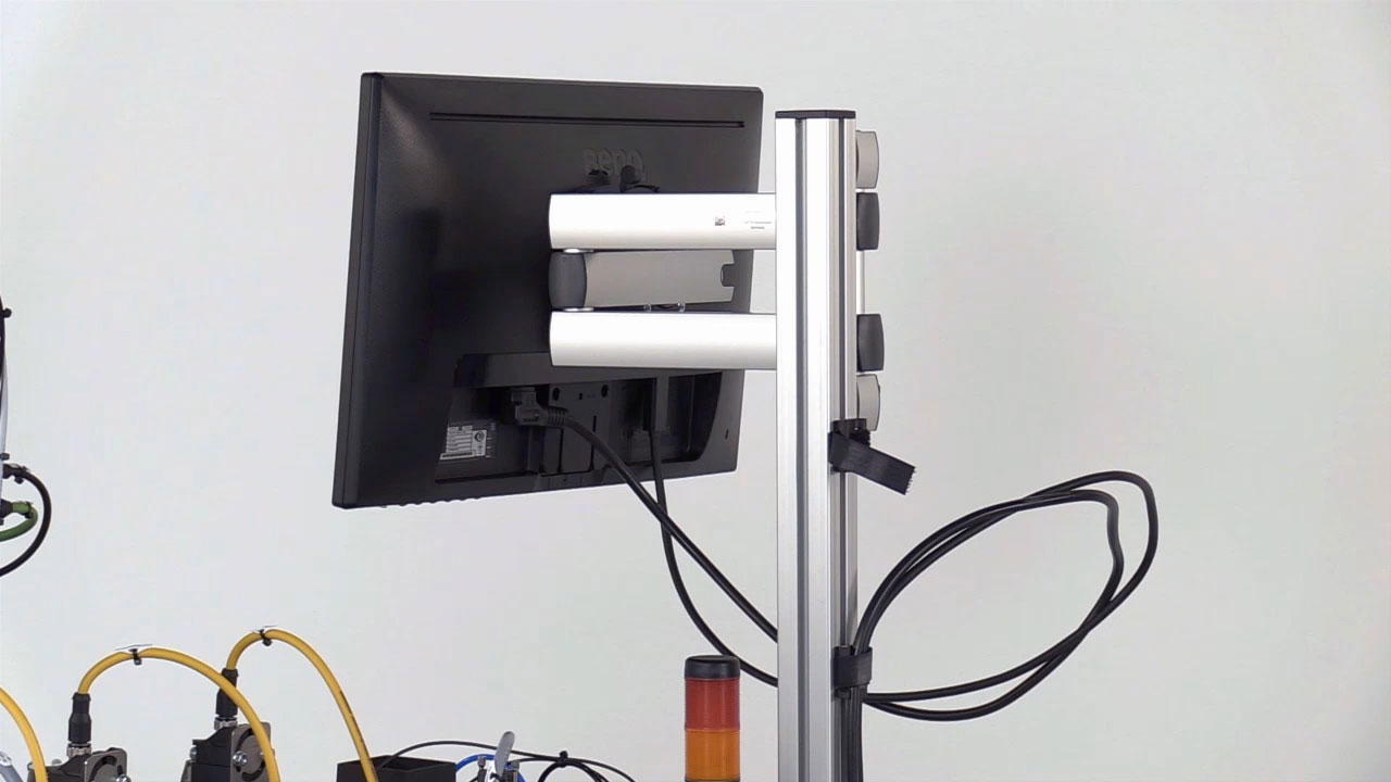 the monitor s power cord and hdmi connect the power cord and hdmi cable ...