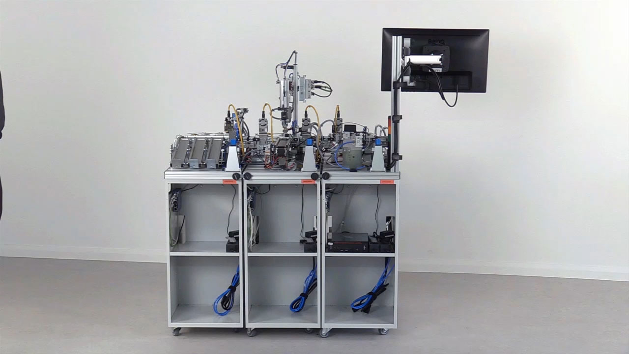 secure the monitor power cord and hdmi cable to the station using the ...